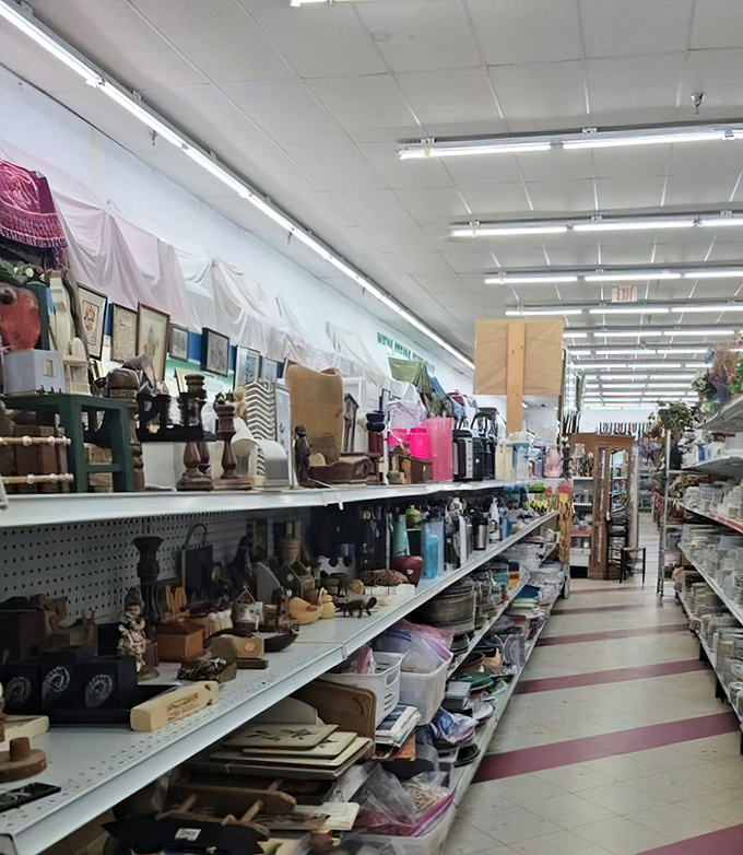 Endless aisles create a maze where getting lost is half the fun and finding treasures is guaranteed.