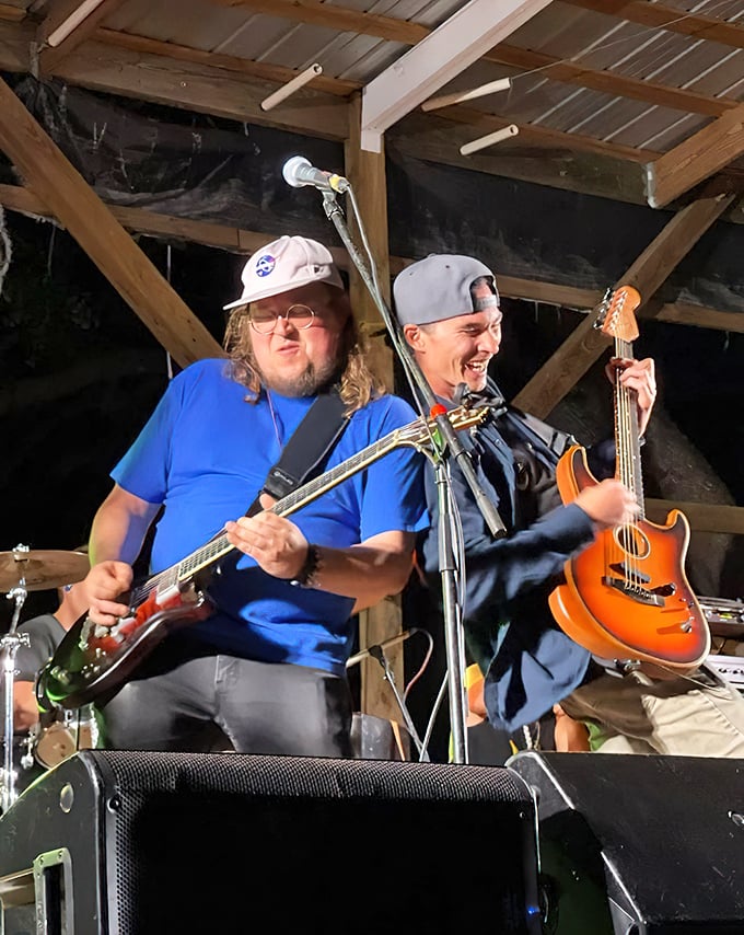 Live music under rustic rafters &ndash; where local musicians transform ordinary evenings into the kind of memories that linger long after vacation ends.