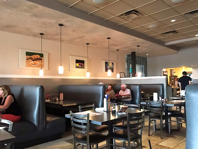 Cozy booths, simple tables, and food-themed art – Joey D's knows that good Italian dining is about comfort, not pretension.