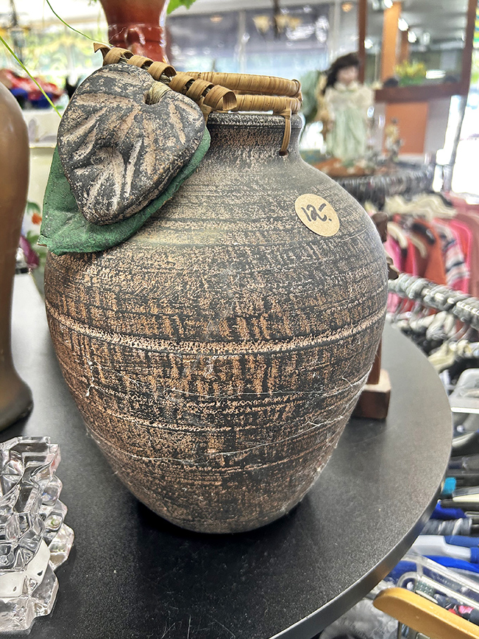 This textured vessel has lived more lives than most of us&mdash;from ancient-looking artifact to tomorrow's statement piece in your entryway.