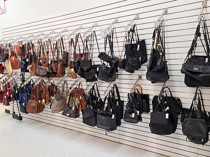 Handbag heaven for the accessory enthusiast. From workday professional to weekend casual, your next favorite purse is hanging in this lineup.