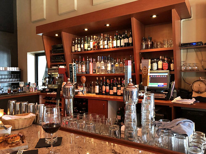 A bar setup that promises expertly crafted cocktails to complement every course of your Italian adventure.