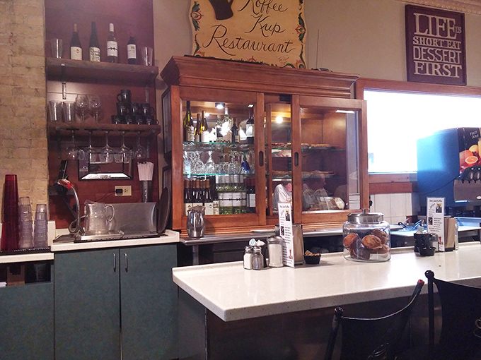 The bar area whispers "come back later" &ndash; where Wisconsin's appreciation for a good drink meets the comfort of hometown hospitality.