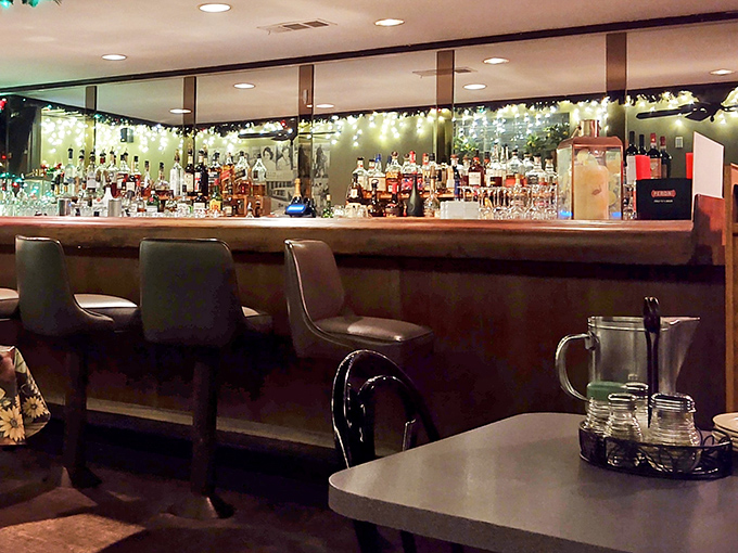 A bar stocked for every mood, whether you're celebrating Tuesday or your 50th anniversary.