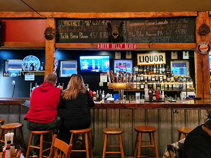 The bar area&mdash;where beer decisions are contemplated with the seriousness of Supreme Court nominations, but much more enjoyably.