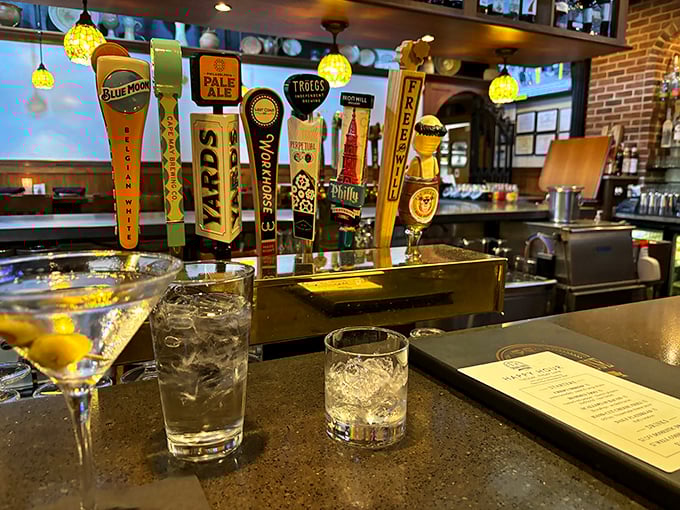 A tap selection that reads like a "Who's Who" of craft brewing, with each handle promising a different adventure.