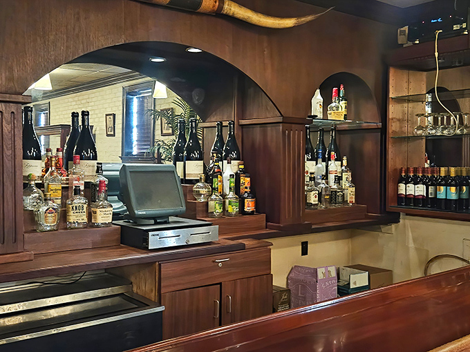 A well-stocked bar that understands sometimes the perfect appetizer is actually liquid and served in a glass.