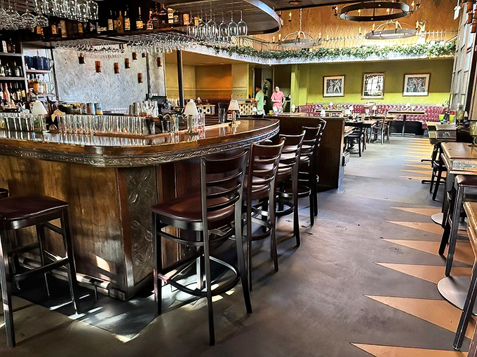 A bar that understands drinking is a social art. Wood, marble, and perfectly arranged glassware create the stage for your evening's performance.