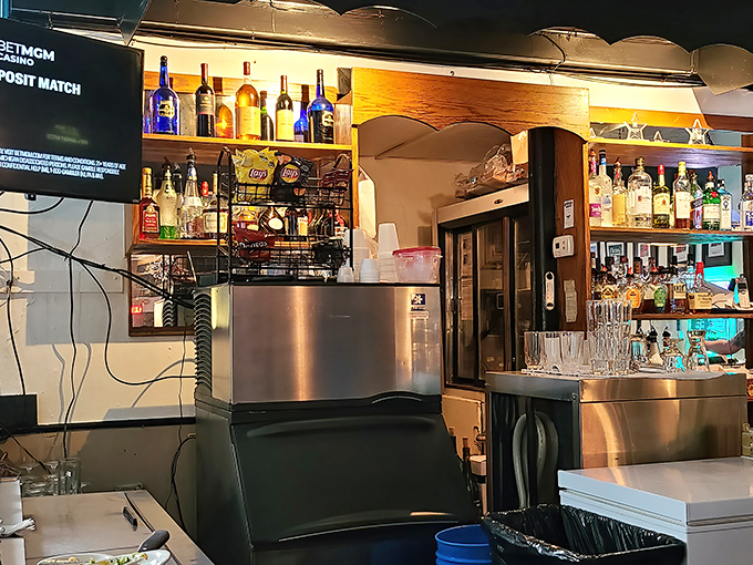 Behind every great steak is a well-stocked bar. This liquid library offers everything from celebration champagne to contemplative whiskey.