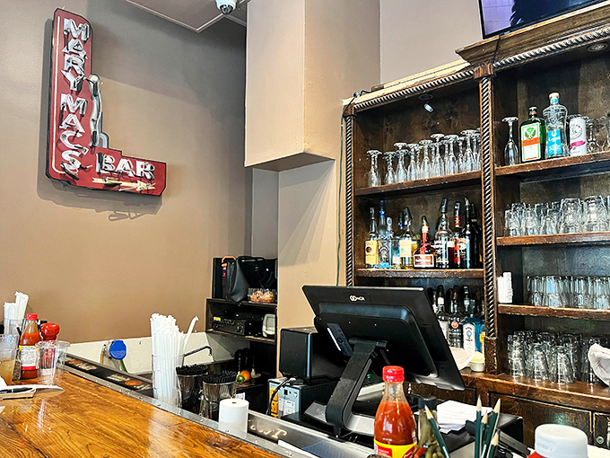 The bar area doesn't try too hard &ndash; it knows exactly what it is: a place for honest drinks served with Southern hospitality.