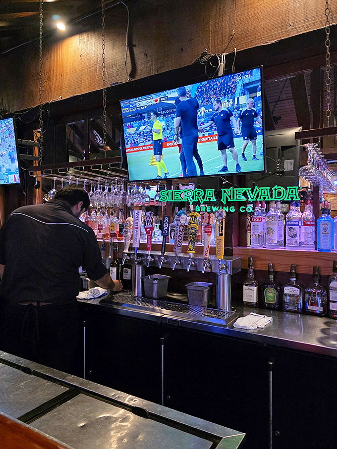 A bartender's domain where Sierra Nevada flows freely and sports fans find common ground in good beer and better company.
