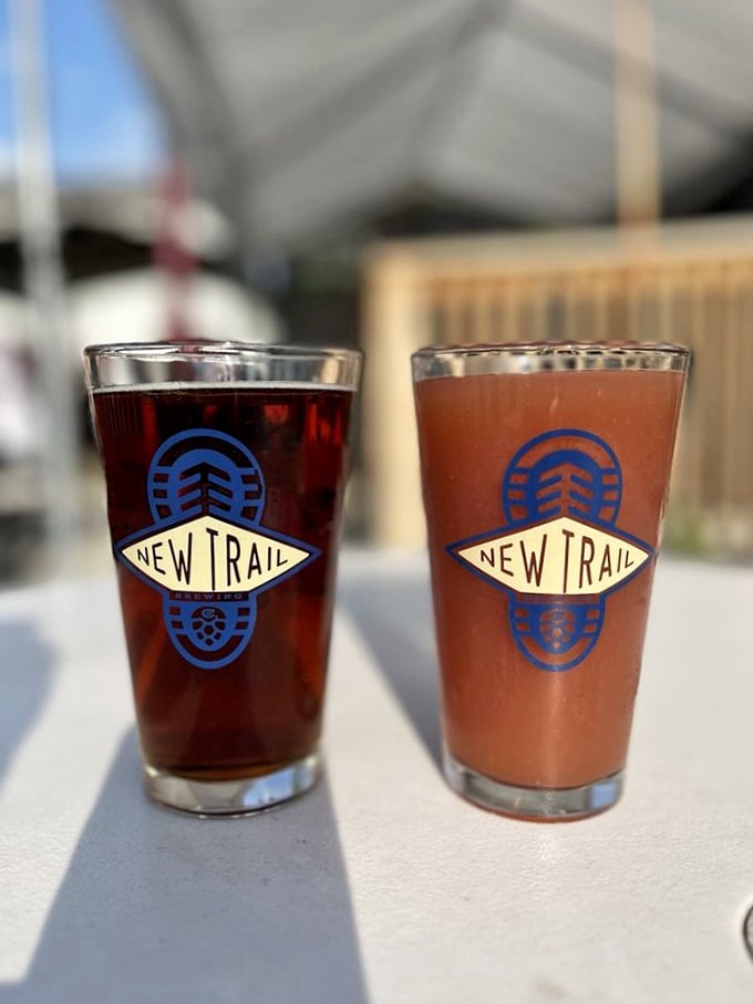 Local craft beers from New Trail Brewing that complement barbecue like Astaire complemented Rogers&mdash;with perfect harmony and not a step out of place.