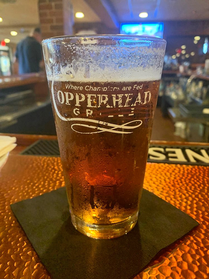 A perfectly poured beer in a glass that proudly announces its heritage &ndash; "Where Champions are Fed" isn't just a slogan, it's a promise.