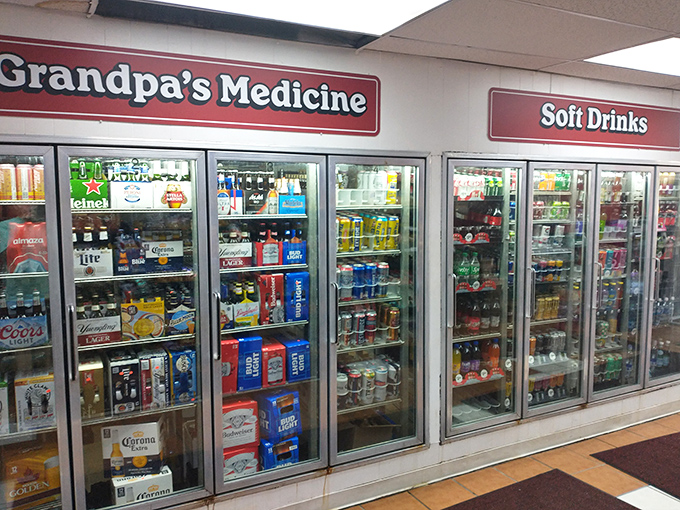 "Grandpa's Medicine" might be the most honest beverage cooler label in Ohio. After all, sometimes the perfect drink pairing is just as important as the sandwich.