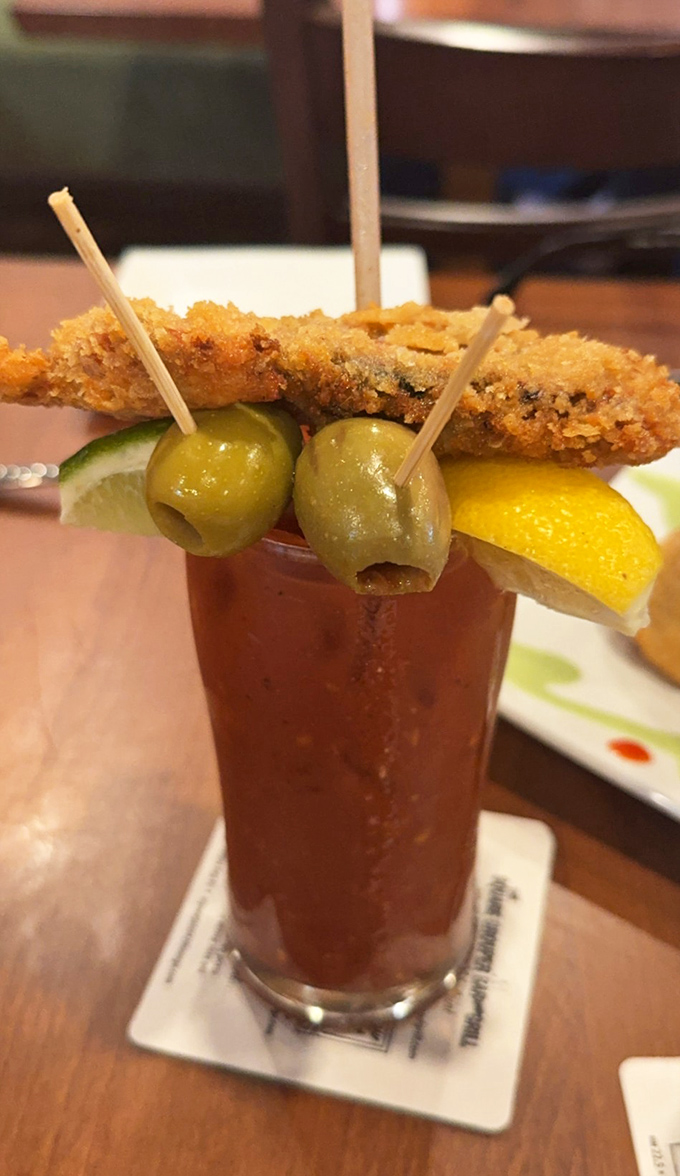 A Bloody Mary that's more like a liquid salad &ndash; the perfect brunch companion for serious food adventures.