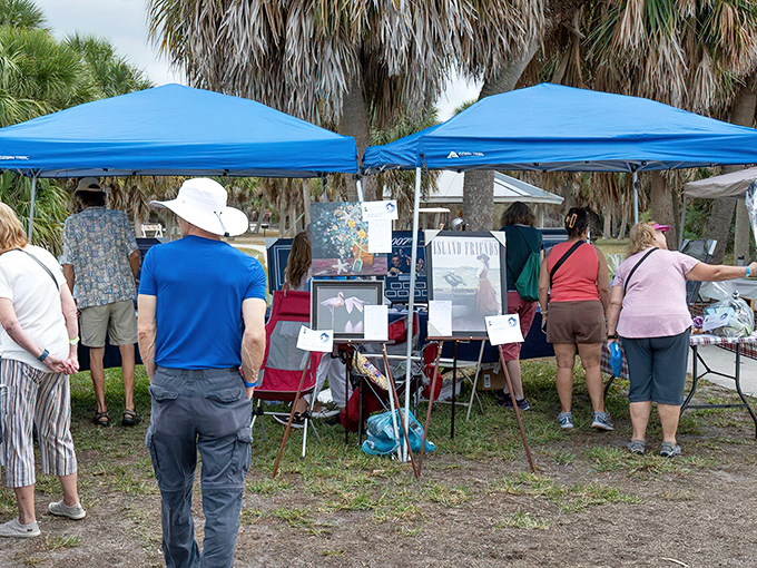 Local art festivals bring out everyone from serious collectors to people who just want to hold a wine glass outdoors while pretending to understand watercolors.
