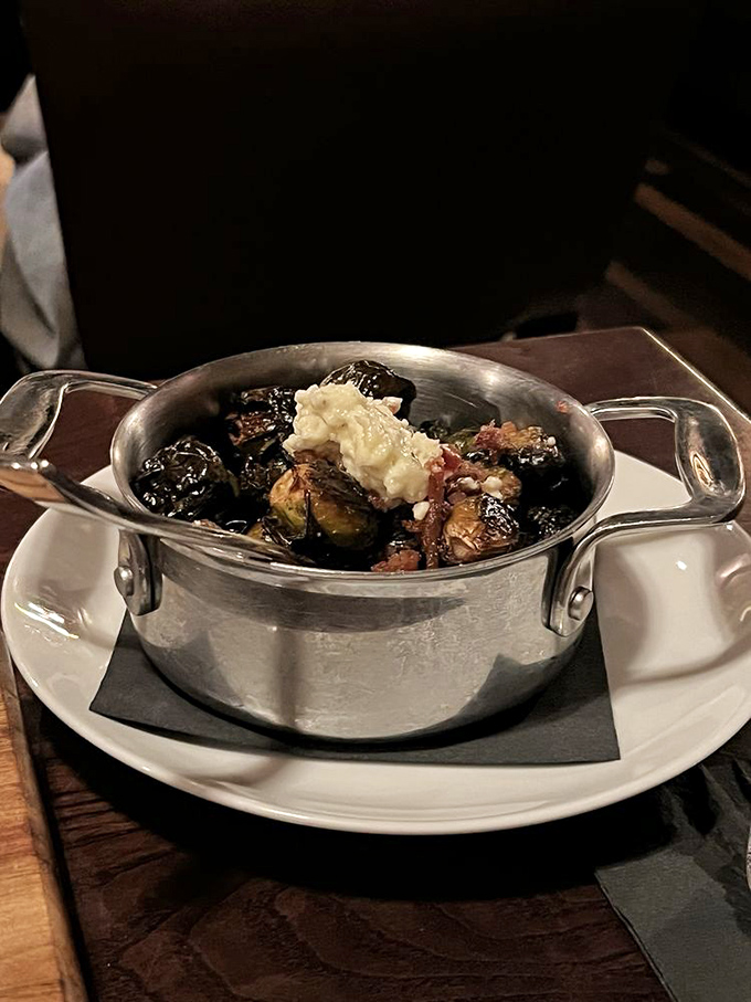 Brussels sprouts so caramelized and gorgeous, even your kids from 1975 would reconsider their stance.