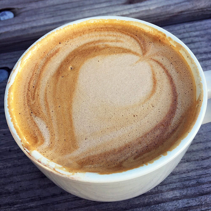 This caf&eacute; mocha isn't just a beverage; it's a warm hug in a cup, with latte art that deserves its own tiny gallery opening.