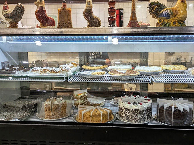 The dessert case &ndash; where willpower goes to die and "I'll just have a bite of yours" becomes the biggest lie of the day.