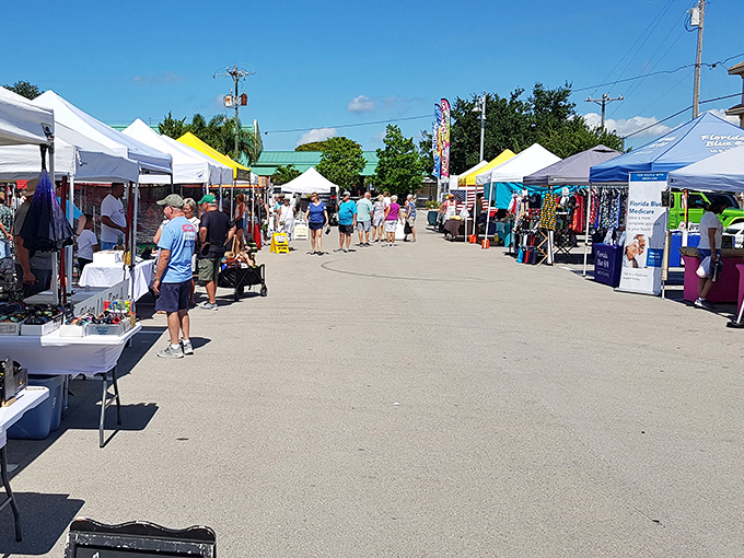 The Cape Coral Farmers Market transforms parking lots into community gathering spots. Fresh produce and fresher gossip &ndash; Florida's true renewable resources.