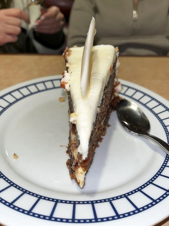 Carrot cake that would make even non-dessert people reconsider their life choices&mdash;cream cheese frosting so perfect it deserves its own spin-off show.