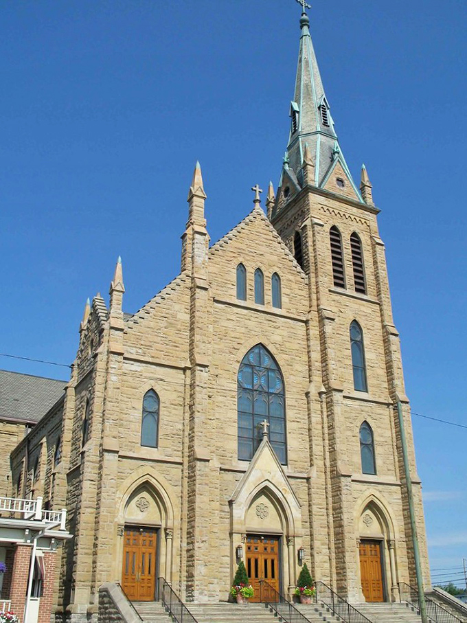 This stunning stone church reaches skyward with Gothic precision. Regardless of your faith, architectural beauty speaks a universal language.