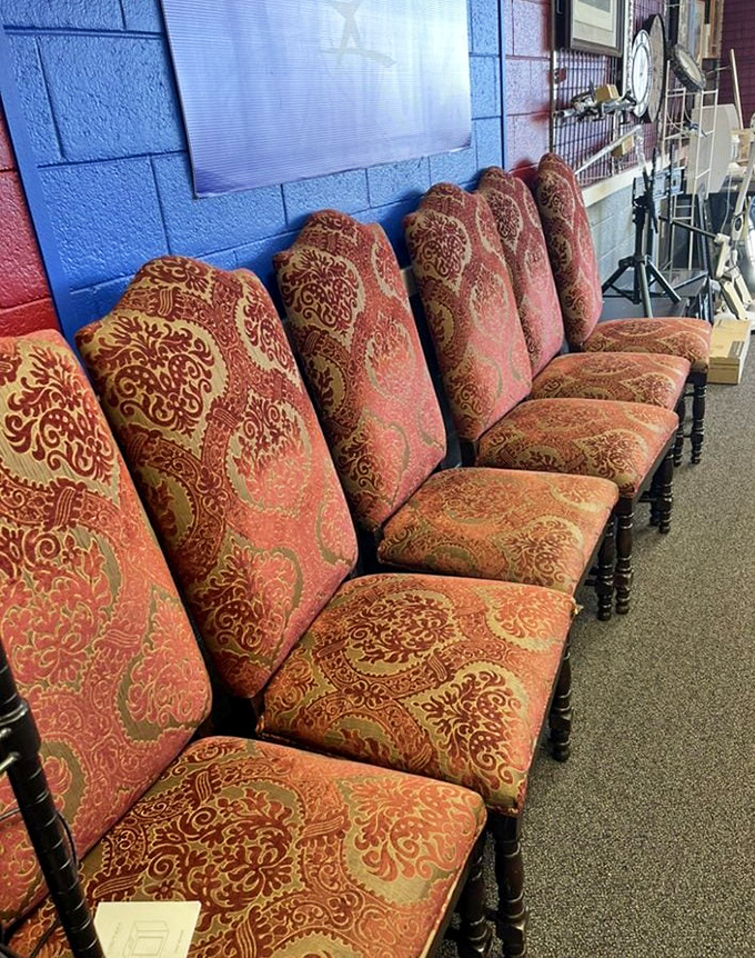 Dining chairs with more stories than your chatty neighbor and infinitely better conversation starters.