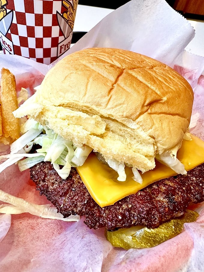 This isn't just a cheeseburger&mdash;it's a perfectly proportioned flavor bomb that makes fancy dining seem unnecessarily complicated.
