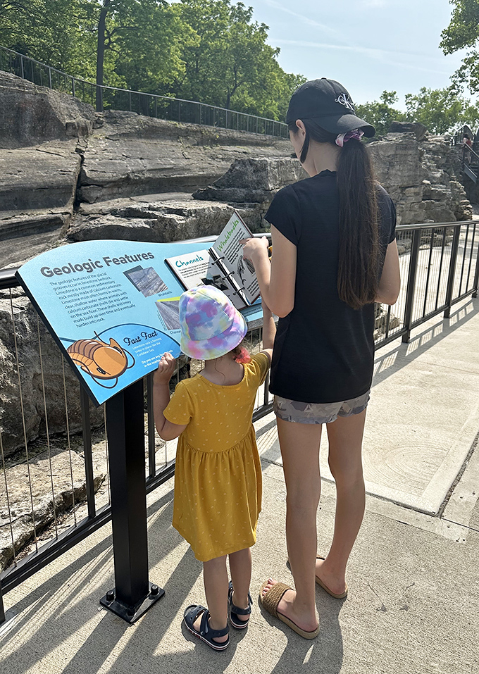Inspiring the next generation of scientists! Nothing beats hands-on learning at nature's most impressive classroom.