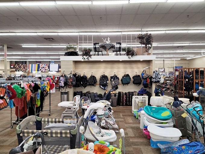 Department store? More like department score! Children's clothing, toys, and baby gear create a one-stop shop for growing families.