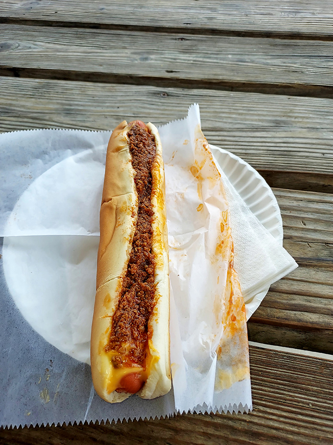 The chili cheese dog &ndash; where beef meets more beef in a harmonious relationship that puts most marriages to shame.