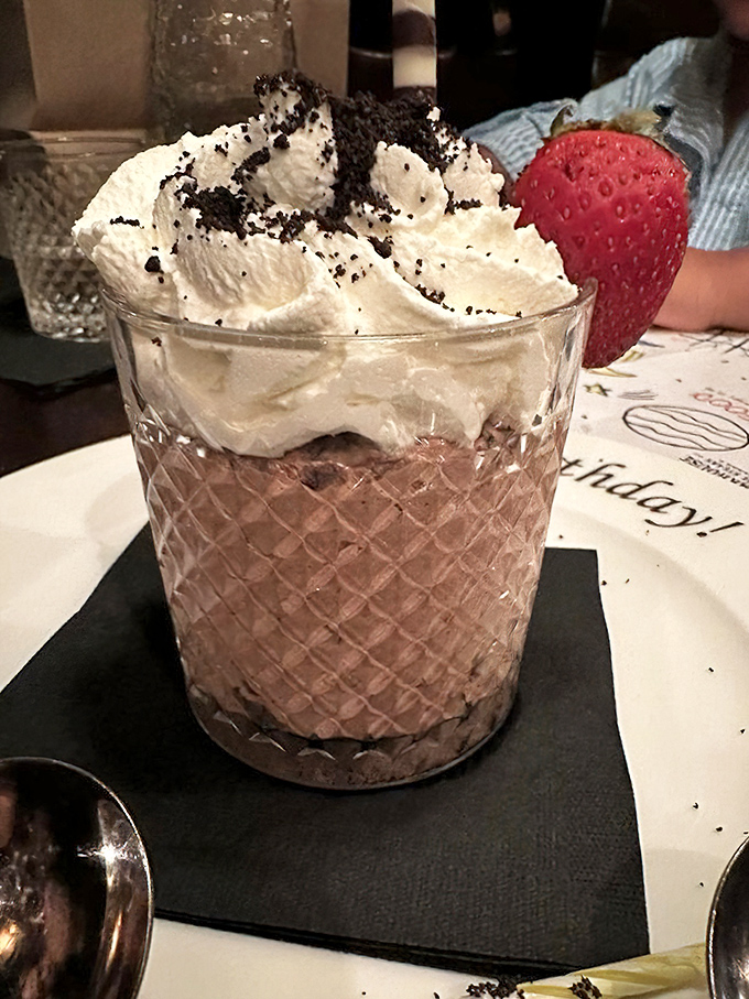 Chocolate mousse that makes you close your eyes involuntarily with the first bite &ndash; the dessert equivalent of a perfect sunset.