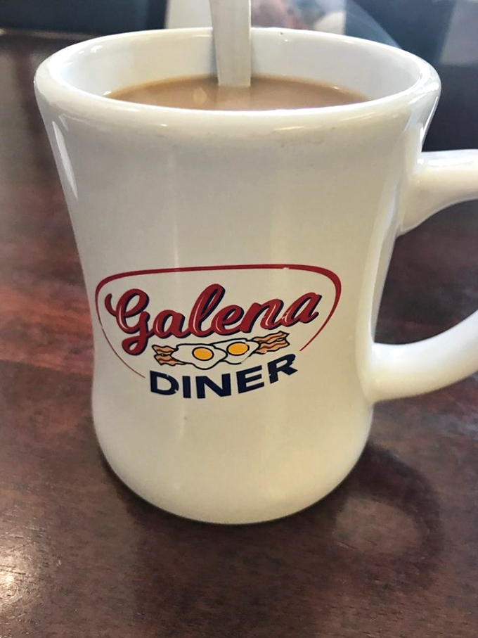 The coffee comes in mugs substantial enough to warm both hands on chilly Ohio mornings &ndash; simple pleasures that make life worth living.