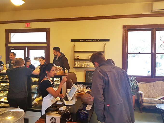 The moment of truth: standing at the counter, trying to maintain dignity while pointing at everything in the display case. We've all been there.