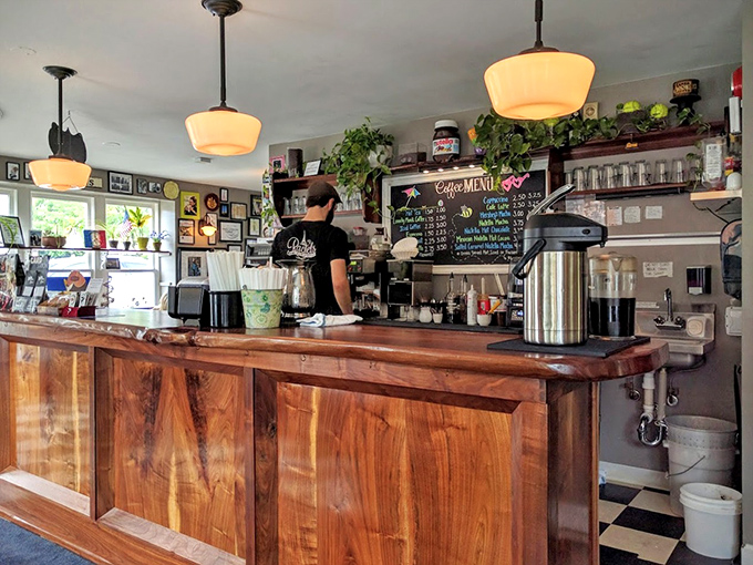 The command center where coffee dreams come true and baristas work their caffeinated magic with practiced precision.