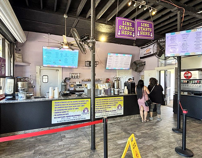 The command center where liquid nitrogen magic happens, transforming simple ingredients into frozen gold.