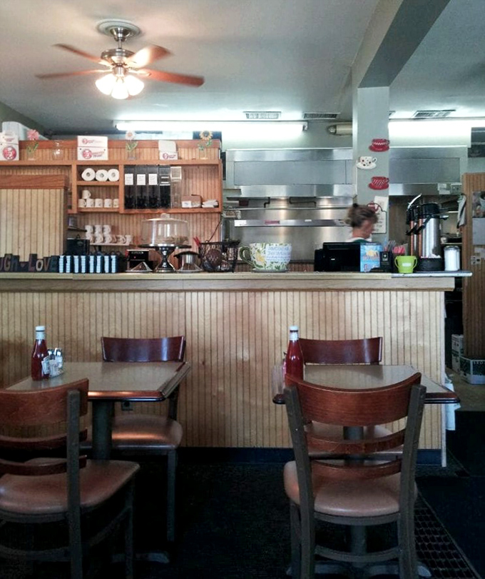 The beating heart of any great diner&mdash;a counter where coffee flows freely and the kitchen symphony plays out behind wooden wainscoting.