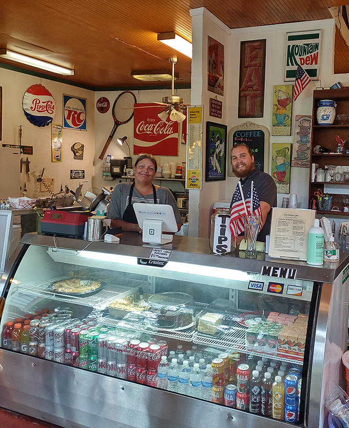 Behind this counter, culinary wizards turn simple ingredients into edible happiness all day long.