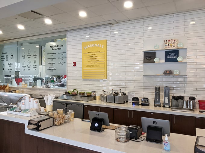Behind this counter, dreams are scooped and happiness is served with a side of "yes, you can try a sample first."