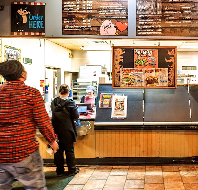 The ordering counter&mdash;where dreams are made and difficult decisions about how many sides to get are finally resolved.