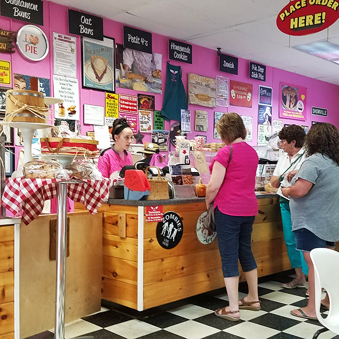 The counter where dreams come true and diets go to die. Notice the line forming &ndash; these people know something you should know too.