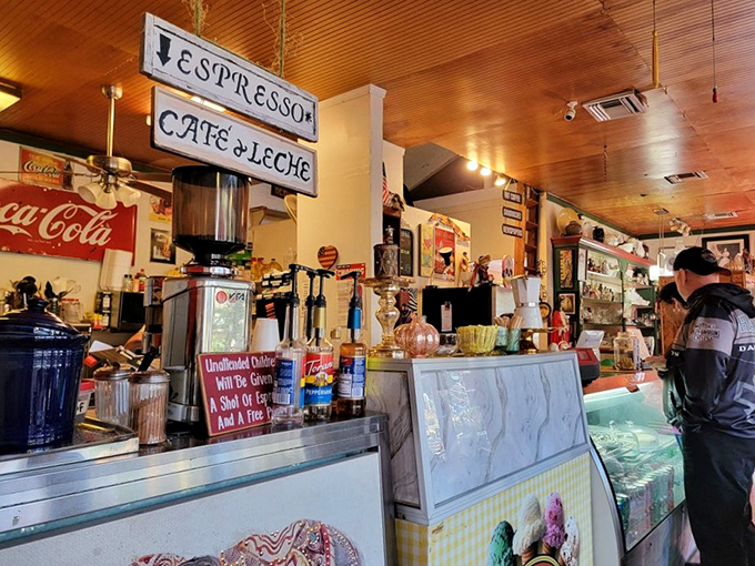 The espresso counter doesn't just serve caffeine—it dispenses liquid motivation with a side of Cuban-inspired awakening.