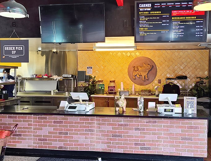 The counter where dreams come true, one order at a time. This isn't just a service area&mdash;it's the gateway to happiness.