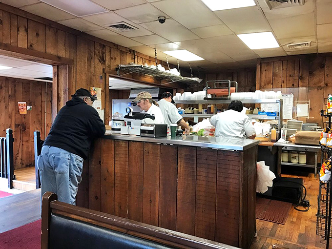 Where sandwich magic happens &ndash; the counter where ordinary ingredients transform into extraordinary meals through the alchemy of experience and care. 