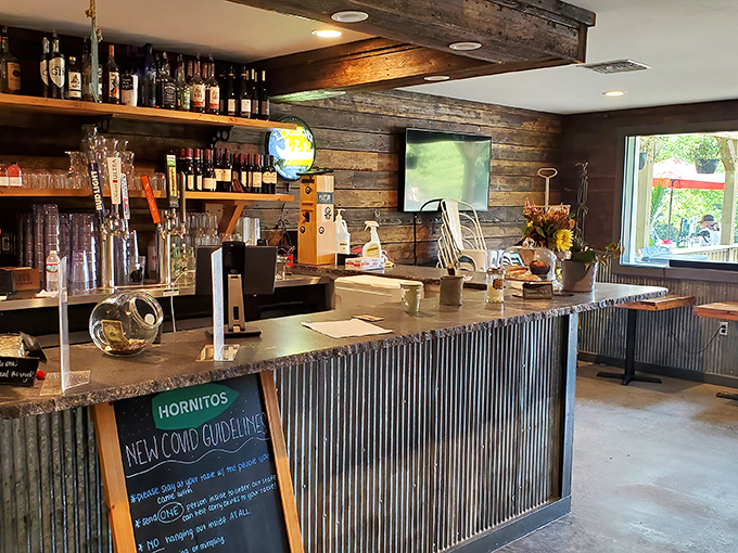 This isn't just a bar&mdash;it's a wood-paneled mission statement about how seriously they take your drinking and dining pleasure.