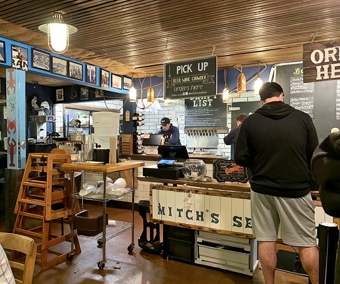 Where the magic happens: order at the counter, then prepare for seafood that makes you question every other fish you've ever eaten.