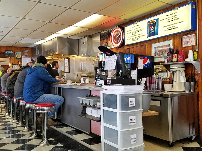 Counter culture at its finest&mdash;where regulars don't need menus and coffee refills arrive before you realize you need one.