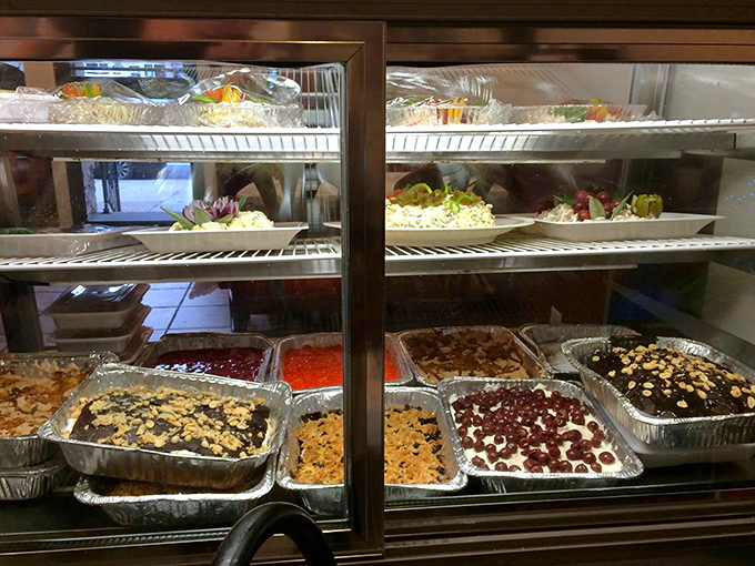 Sweet temptations await behind glass&mdash;the dessert equivalent of a museum display, except you get to eat the exhibits.