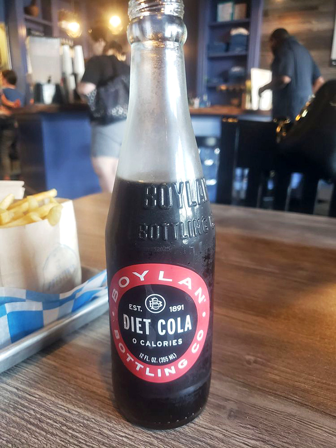 Even diet soda feels like a treat at Preston's, where every detail of your meal is considered part of the experience.