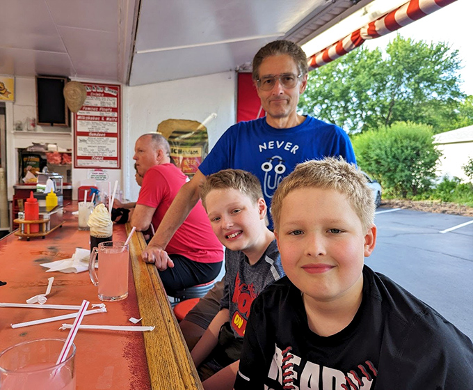 Three generations sharing counter space and creating memories&mdash;the true magic of places that remain unchanged in our ever-changing world.